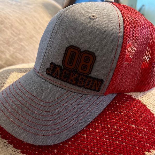 Custom Hat With Jersey Number and Name Personalized Hat for Football ...