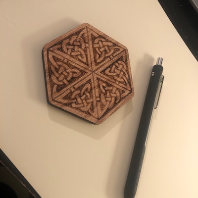 Irish Coaster, Celtic Trinity Cut Out,wooden Coaster, Irish Pub ...