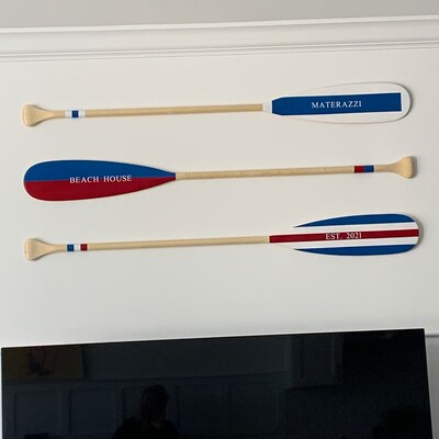 Custom Oars // Hand Painted Canoe Paddle // Canoe Oar // Home Decor ...
