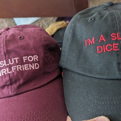 Im A Slut for My Girlfriend Hat Valentines Day for Boyfriend Funny ...