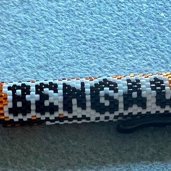 Irish Flag With Shamrock Pen Wrap PATTERN - Peyote Stitch - Etsy