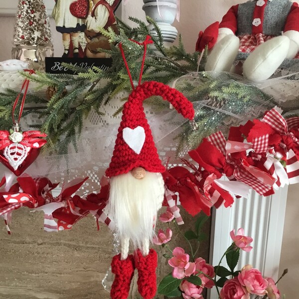 Tree Gnome, Valentine Gnome, Sweetheart Gnome, Valentine Gift, Gnome ...