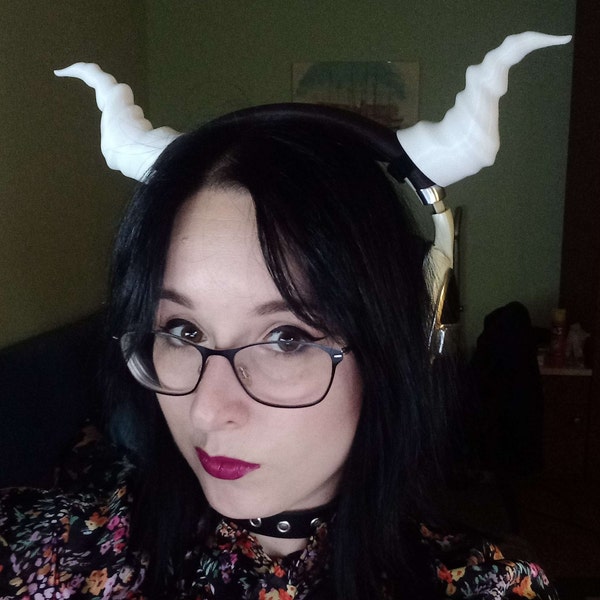 Gothic DEMON HORNS for Headphones, Dragon Horns, Devil Horns Goth Gamer ...