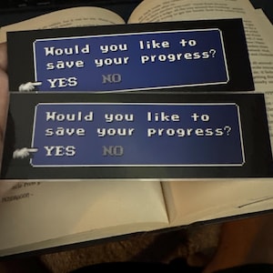 Final Fantasy Bookmark would You Like to Save Your Progress High ...