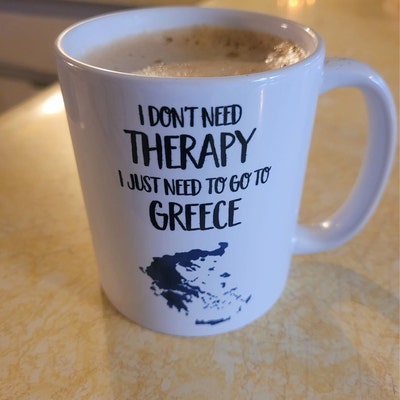 Greece Mug Greece Gift Gift for Greece Lovers Personalised Gift Funny ...
