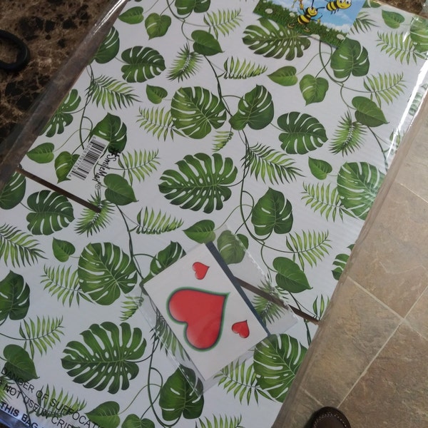 12 Pack 10x6x4" Banana Leaf, Palm Tree Designer Boxes, Recyclable ...