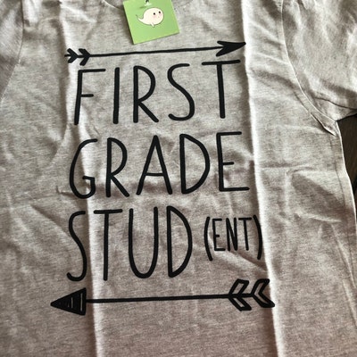 First Grade Shirt Boy T-shirt 1st Grade First Day of School Back to ...