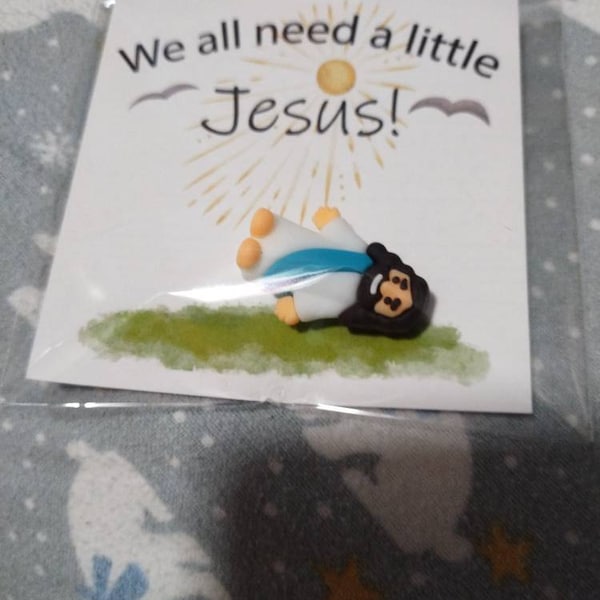Little Jesus Pocket Cards for Church Party Favors, Bible Study ...