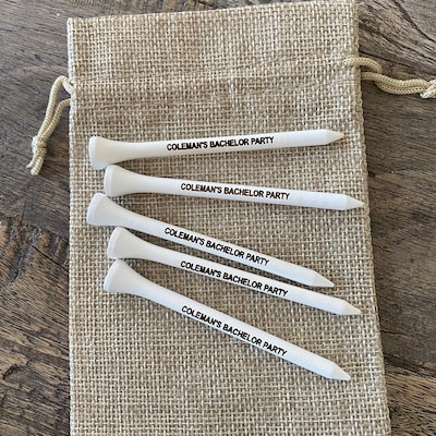 Personalized Golf Valuables Pouch Golf Tee Bag Golf Ball Bag Golf Gifts ...