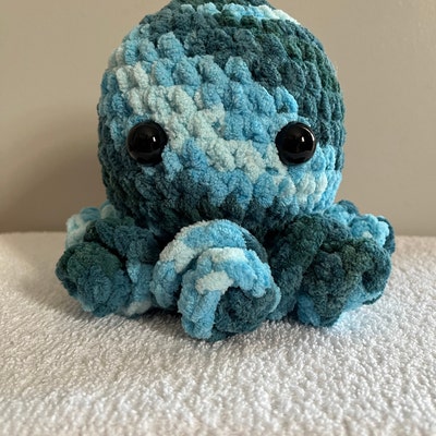 No-sew-octo Crochet Pattern Amigurumi Mini Octopus Pocket Octo - Etsy