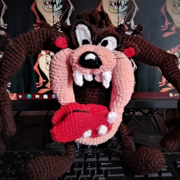 TAZ AMIGURUMI PATTERN - Etsy