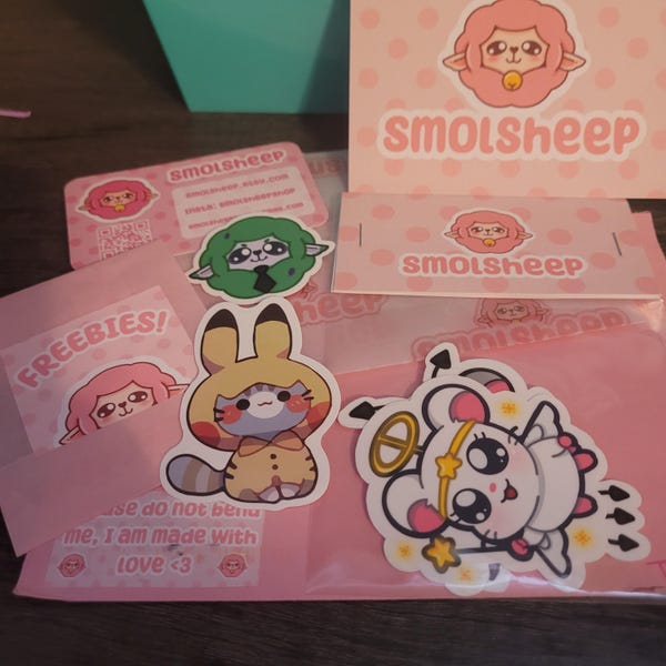 Pink Pony Pim & Cat Maid Charlie Smiling Friends Stickers - Etsy