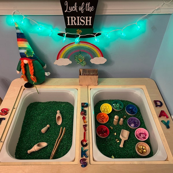 Rainbow Sensory Bin, Rainbow Sensory, Taste Safe, Montessori, St ...