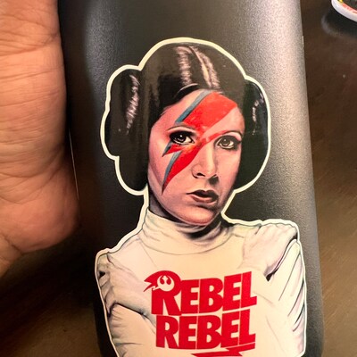 Leia Rebel Rebel 4x3 Full Color Die-cut Vinyl Decal Sticker Water ...