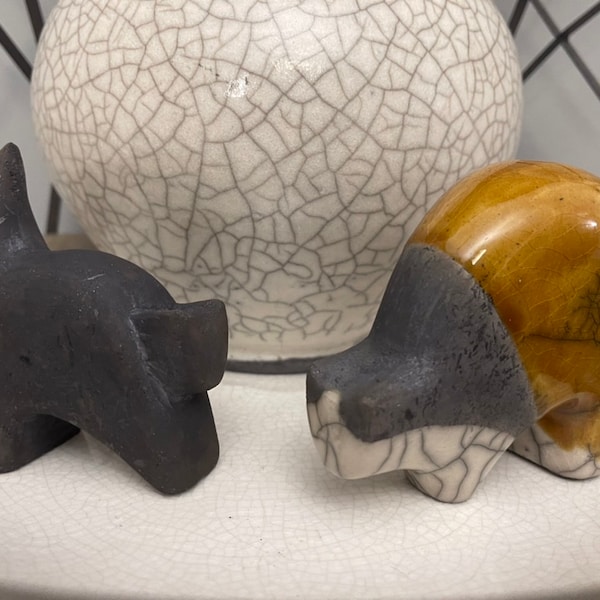 Ceramic Sculpture Cat ,sculpture,raku,figurine,pets,animal, Birthday ...