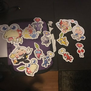 Pikmin Chibi Sticker Set - Etsy