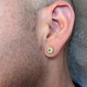 Mixed Metal Cog Repurposed Industrial Stud Earrings, Cyberpunk Geek ...