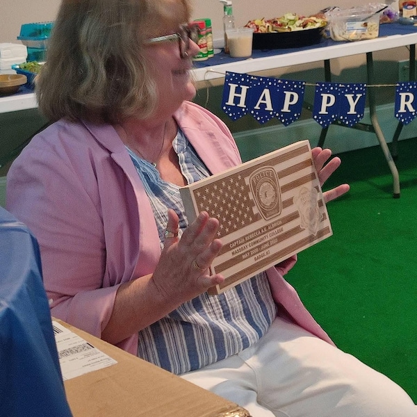 Custom Military Flag Plaque - Personalized Wood Flag With Engraved ...