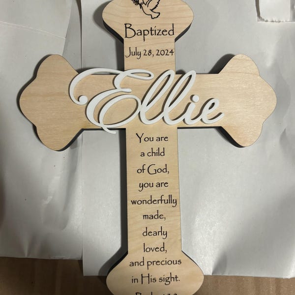 3 Inch Cube Personalized Nursery Decoration, Keepsake Wood Baby Block ...