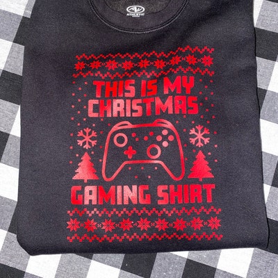 Christmas Gaming Shirt Svg, Funny Holiday Svg, Boy Gift Svg, Gamer ...