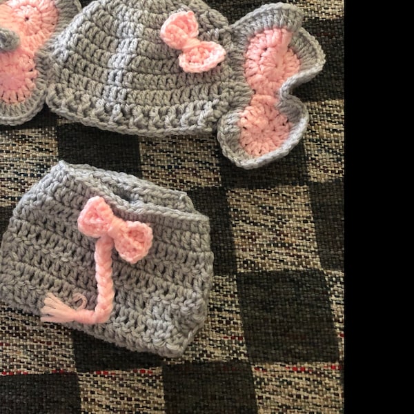 Elephant Baby Set/newborn Elephant Set/baby Girl Gift/baby Shower Gift ...