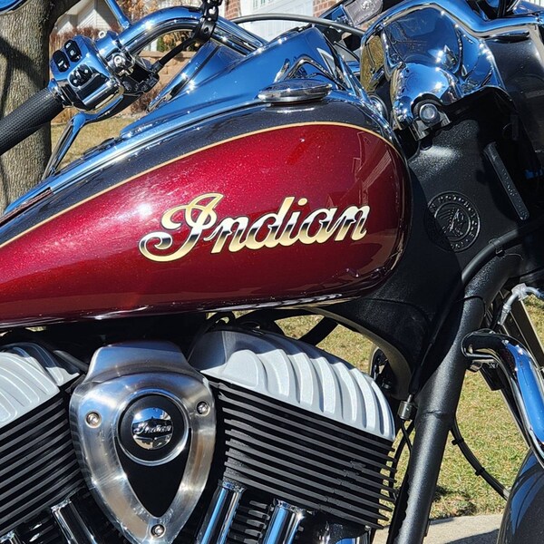 Old School H20 2pc Motorcycle Tank Side Decal Set for Harley Davidson ...