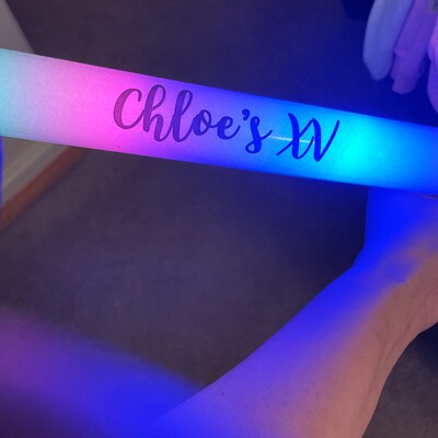 50 Personalized 8 Assorted Color Glow Sticks, Bracelets, Necklaces for ...