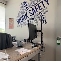 Healthcare Vinyl Wall Decal Health Wellness Words Cloud Clinic Hospital ...