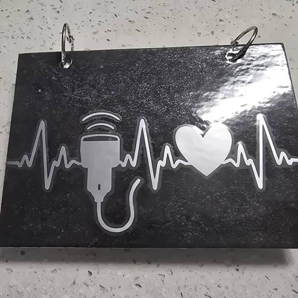 Index Card Binder for 5x8 Index Cards, Clinical Notes, Minimalist ...