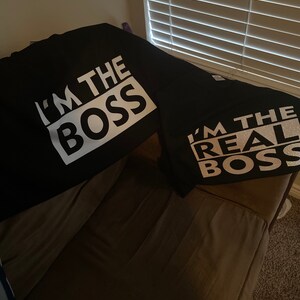 Im the Boss, I Am the Real Boss Svg, Couple Svg, Wedding Dxf Silhouette ...