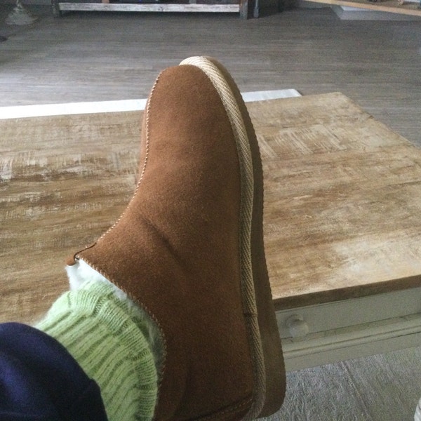 Handcrafted Luxury New Sheepskin Boot Slippers Men Women Ladies Genuine ...