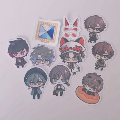 Nijisanji EN Vinyl Stickers luxiem Mysta Shu Luca Ike Vox, noctyx Sonny ...
