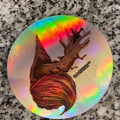 Mutant Snail 3 Holographic Decal - Etsy