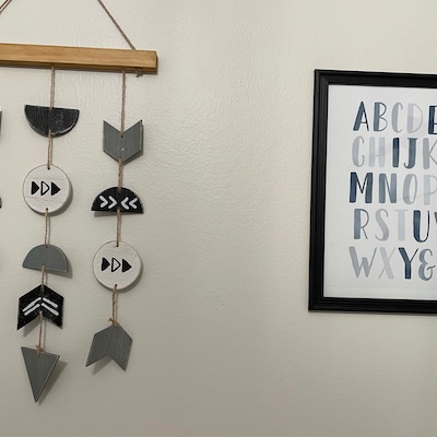 Navy Blue Alphabet Poster, ABC Print, Printable Wall Art, Kids Room ...