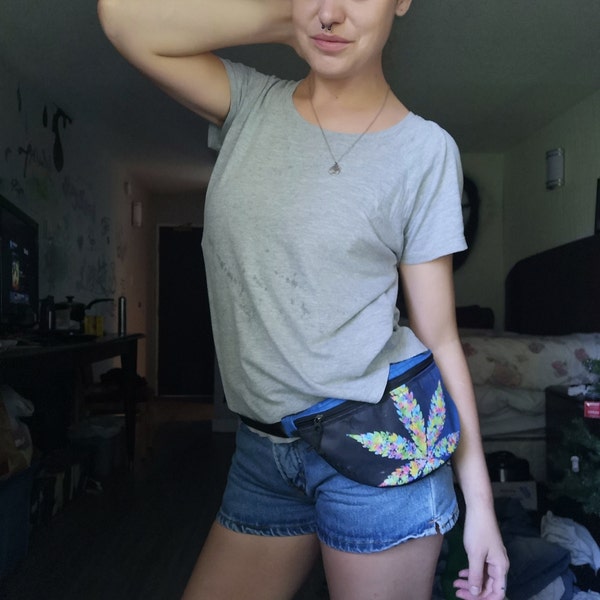 Ganja Queen Purple Weed Cannabis Design Spun Polyester Square Pillow ...