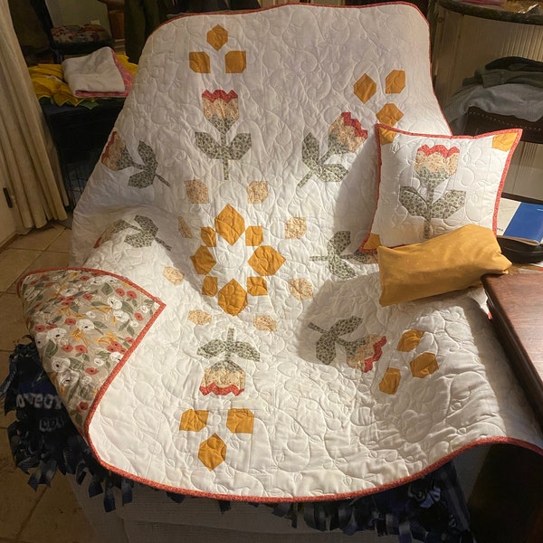 Chevron Snowflake Quilt Pattern PDF Digital Download - Etsy