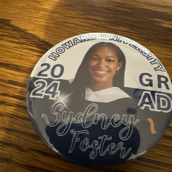 Custom Grad Buttons 2024 Graduation Class of 2024 Congratulation Family ...