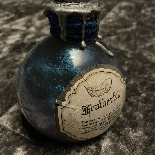 Echoes of the Lost Colour Changing Potion, Fantasy Prop, Magical Apothecary, Violet and Blue ...