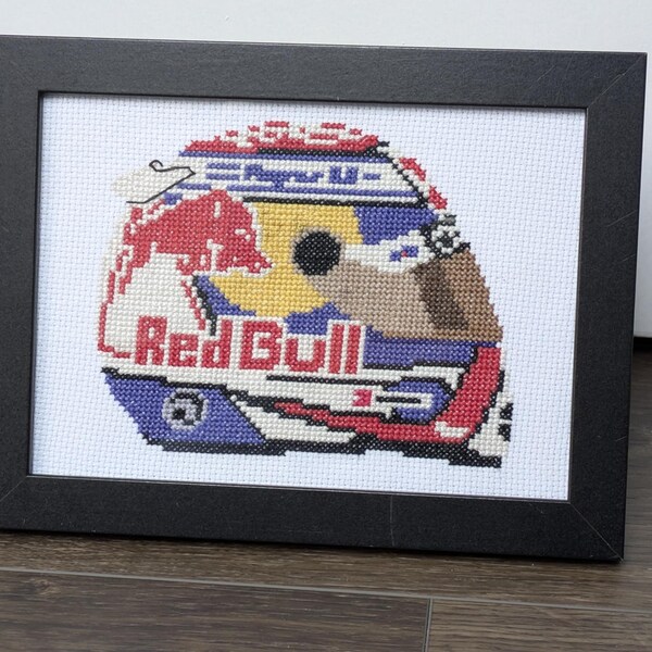 Charles Leclerc 2024 Helmet Cross Stitch Pattern Instant PDF Download ...