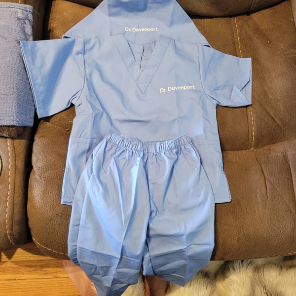 Personalized Kids Dinosaur Lab Coat With Tyrannosaurus Rex Embroidery ...