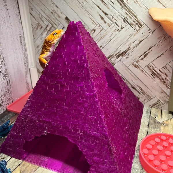 Stroodies Great Pyramid Hide for Leopard Geckos - Etsy