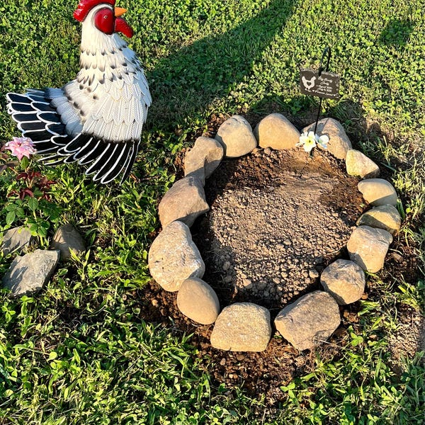 Personalized Chicken Pet Memorial Slate Marker With Stand - Etsy