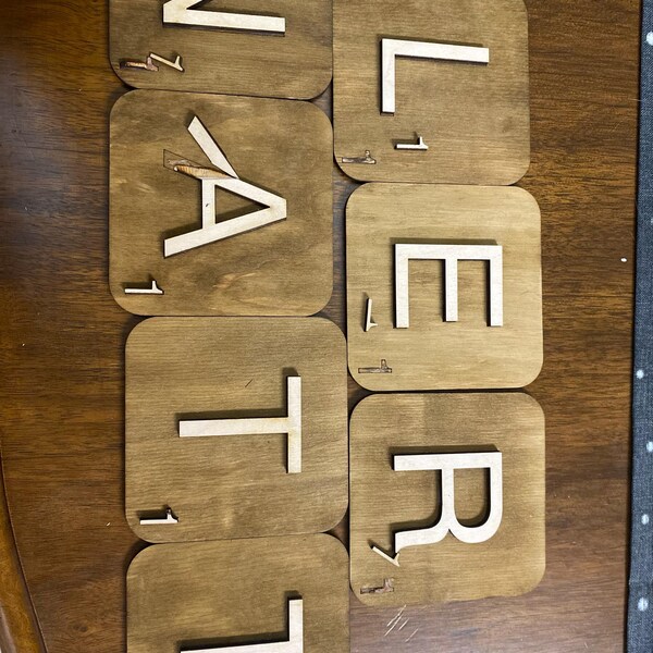 Wood Wall Menu Board, Letter Board, Personalized Wall Menu, Cafe Letter ...