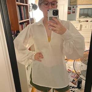 Poet Shirt PDF Sewing Pattern - Etsy UK