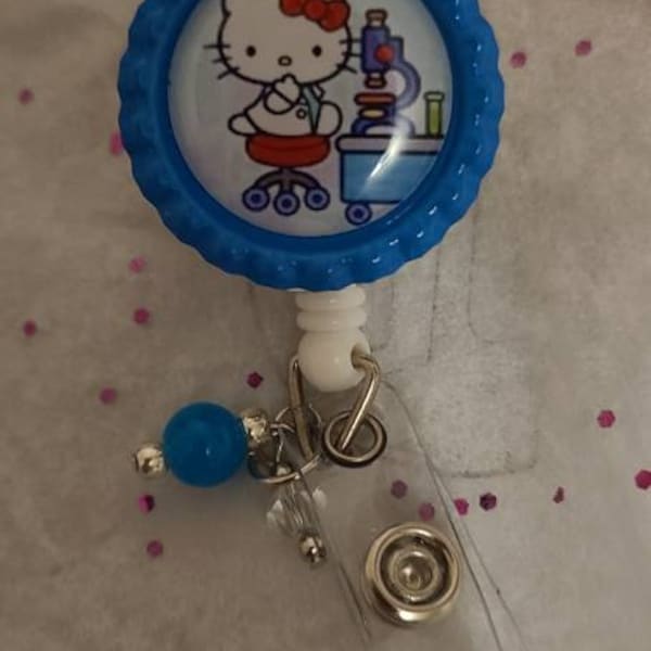 Laboratory Panic Value Wisdom Spoken Retractable Badge Reel Lab Week ...