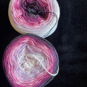 I Have A Dream Pastel Pink Gradient Yarn Gray Yarn - Etsy