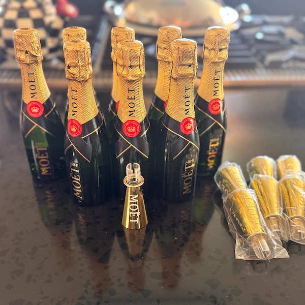 Moet Chandon Champagne Pink Mini Sippers for Moet Brand New ...