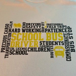 School Bus Driver Svg Word Art Svg Dxf Eps Png Cut File Subway Art ...