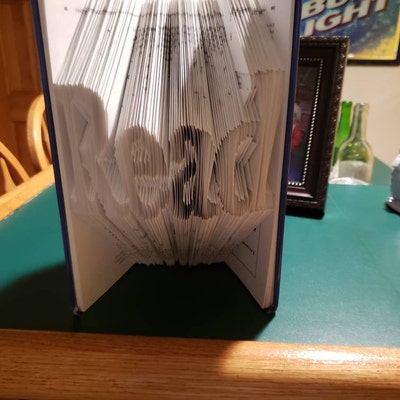 READ Book Folding Pattern 195 Folds 390 Numbered Pages. PDF Digital ...