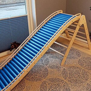 Rolling Slide With Climbing Triangle, Indoor Outdoor Playground ...